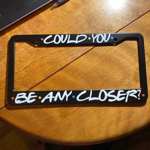 Personalized / Customized Friends TV Show Style Aluminum Car License ...