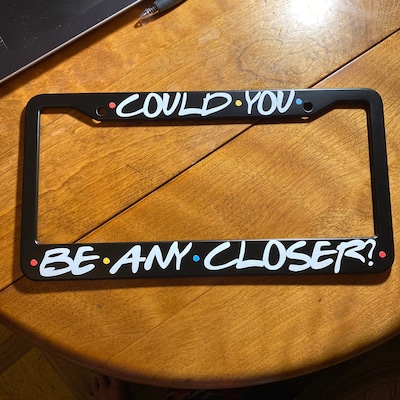 Personalized / Customized Friends TV Show Style Aluminum Car License ...