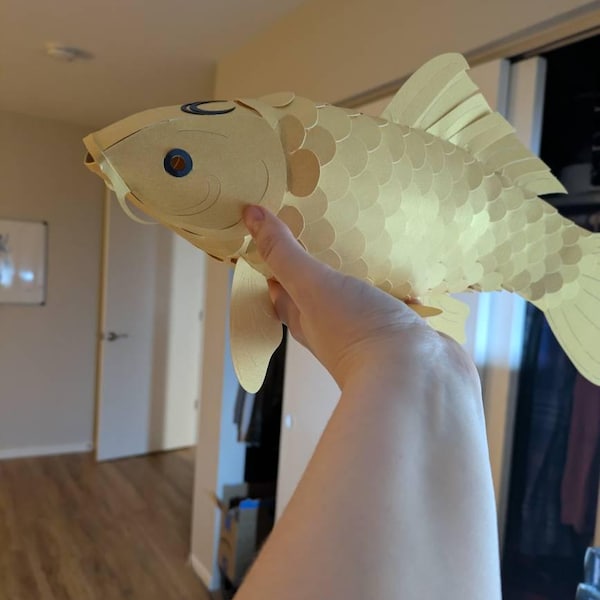 3-pack Paper Koi Lantern: DIY Fish Lamp Kit - Etsy