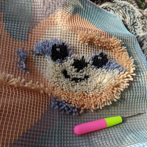 Latch Hook Kits Rug Cute Dogs Cartoons Making Kits for Adults Kids ...