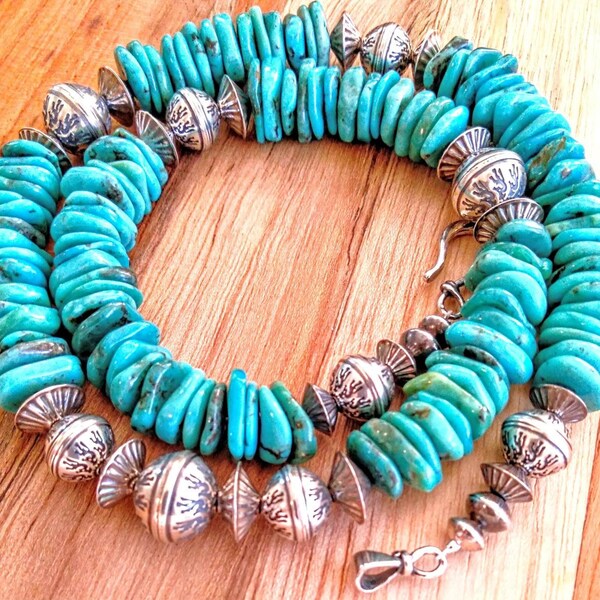 Bluejoy 5mm Genuine Native American Style Natural Turquoise Free-form ...