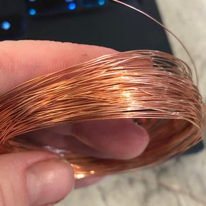 0.8mm Round Copper Wire 20g Copper Wire Bare Copper Wire - Etsy