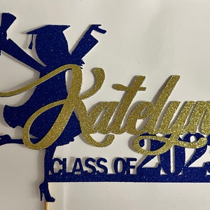 Personalized Graduation Cake Topper Class of 2024, Personalized Cake ...