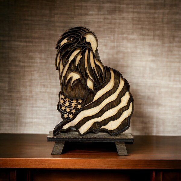 Bear Paw, Wolf Moon, SVG, Pine Trees, Laser Cut File, Multilayer, DIY ...