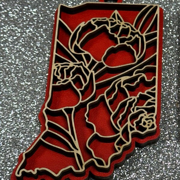 Indiana Flower SVG, Flower SVG, Glowforge File, Cricut Designs, Thunder ...