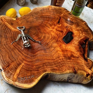 Stump Chopping Block or Wedding Cake Stand Combo 4 Thick Butcher Block ...