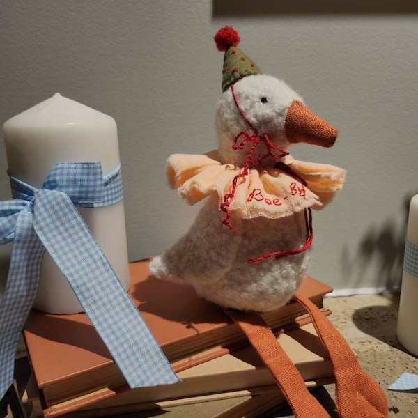 Goose Toy, Fluffy Baby Goose Toy, Stuffed Goose Kids Toy, Silly Goose ...