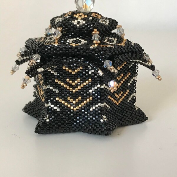 Beaded Box N.7, 3D Peyote Bead Pattern - Etsy