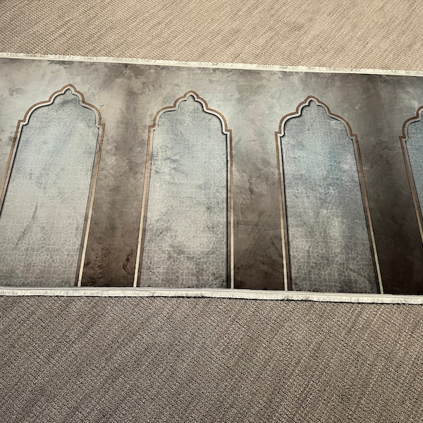 Group Family Prayer Mat Personalized, Foam Padded Muslim Rug, Mother ...