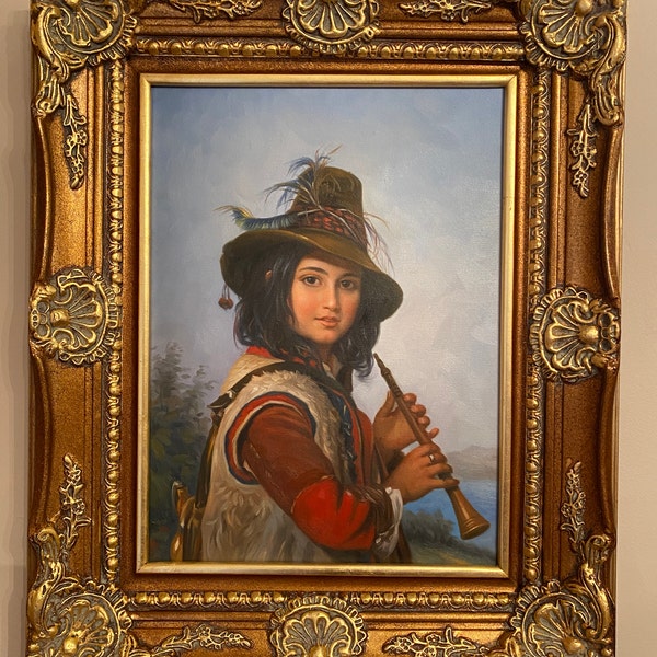 Classic Colonial Style Wood Picture Frame, Canvas Frame,bronze, Ornate ...