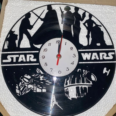 Star Wars Clock, Star Wars Print, Star Wars Decor, Star Wars Design ...