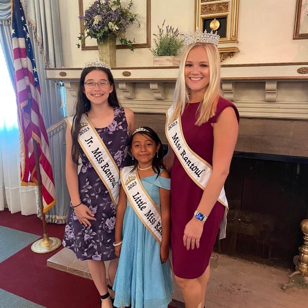 Pageant Sashes/with a Trim /crown on Shoulder / Personalize Your ...