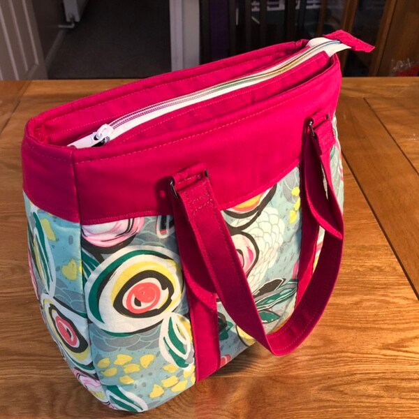 Swoon Patterns: Evelyn Tote & Handbag - PDF Tote Bag Purse Sewing ...