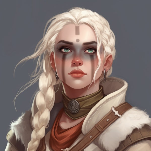 Custom Character Portrait, RPG Game Character Design, Fantasy Character ...