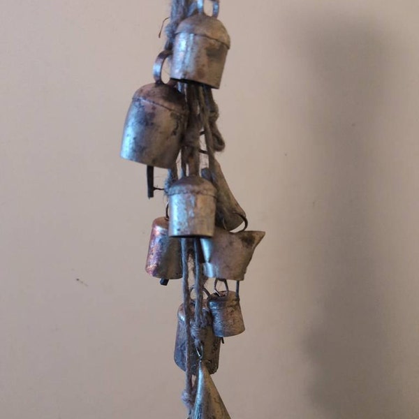 5 Skinny Chime Bells, Decorating Bells, Wreath Making, Garden Bells ...