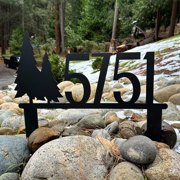 Large Pig Shaped Metal Address Sign Stakes for Front Yard Personalized ...