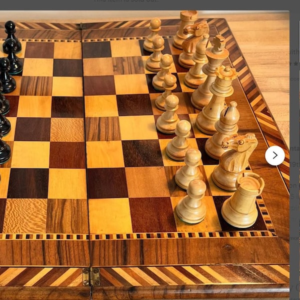 Chess Set by Jaques of London C1970 2 3/4 Inch King - Etsy