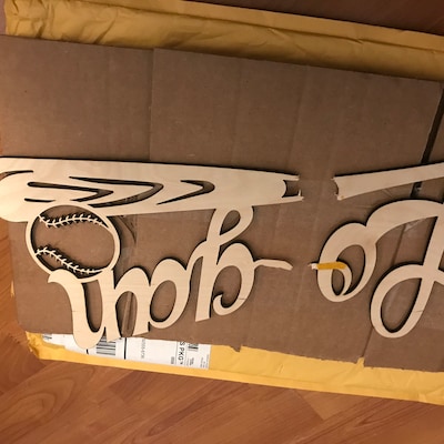 Baseball Bat Name Sign Nursery Decor Personalized Wood Sign - Etsy