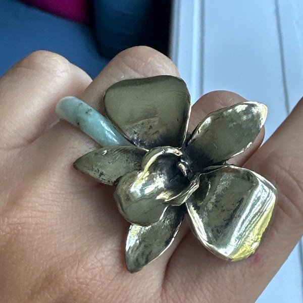 Dried Fern Ring, Resin Plant Ring, Botanical Jewelry, Real Flower Ring ...