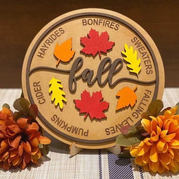 Fall Svg File , Svg, Laser File Svg Files, Svg File for Laser, Laser ...