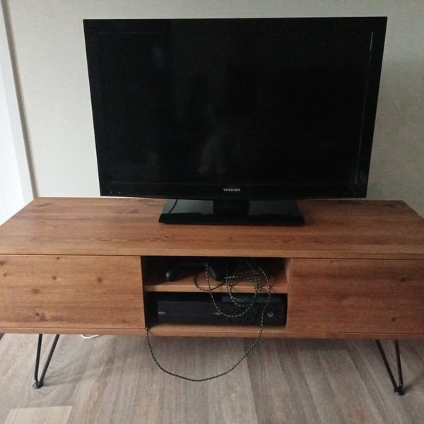 3 Tier Record Player Unit, Media Unit, Tv Stand, Vinyl Storage Unit ...