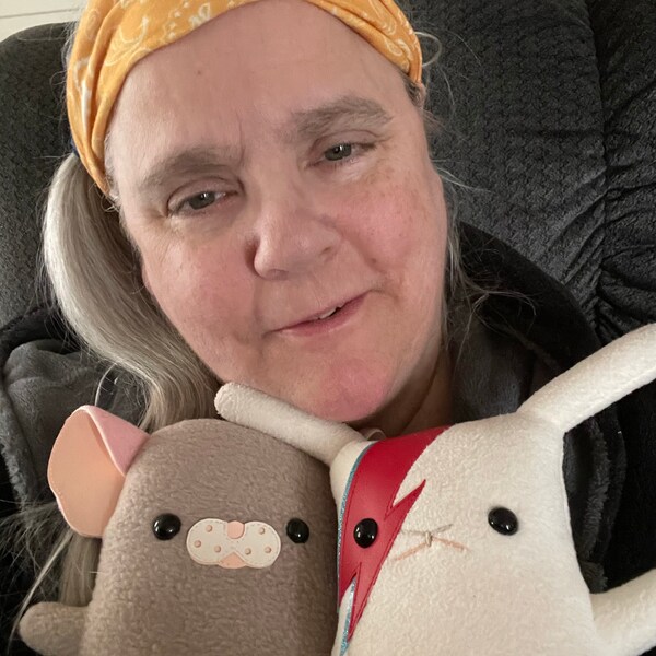 Rat Plush Stuffed Animal, Mouse Plush Rat Toy, Kawaii Mouse Stuffy Doll ...