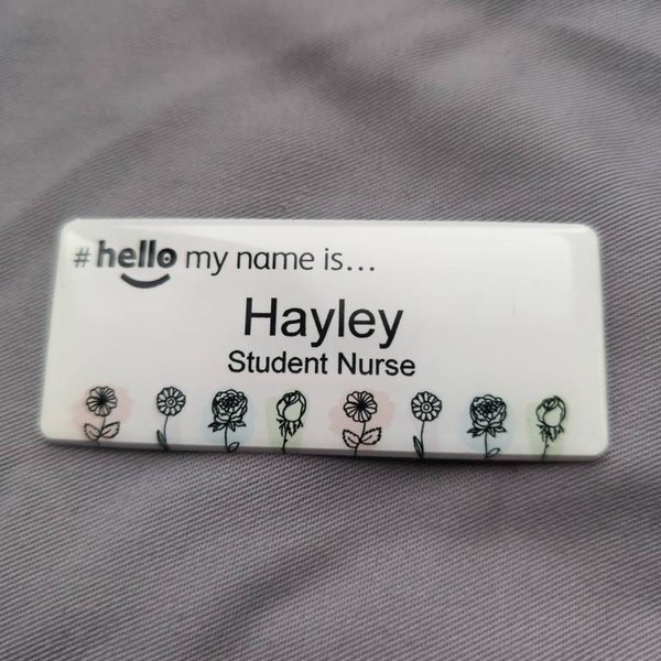 Orange Symbol With Green Text Desk Plaque Name and Job Title Gold or ...