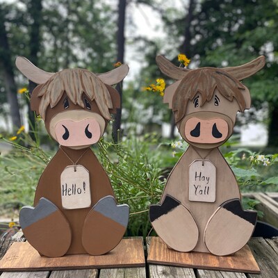 E-PATTERN Critter Sitter Collection Crow Sitter Wood Craft DIY Pattern ...