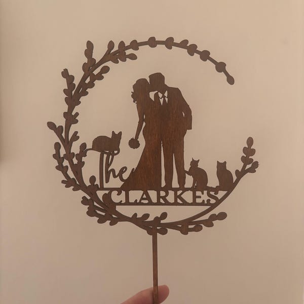 Wedding Cake Topper , Accessories for Wedding Cakes , Alternative ...
