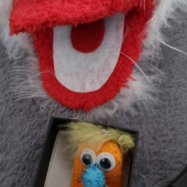 Tanned Peachy - A Fluffy Sock Puppet - Made for Kids - Etsy