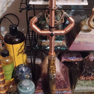 Crystal Orgonite Matrix Dragon, Orgone Healing Art, Spiritual ...