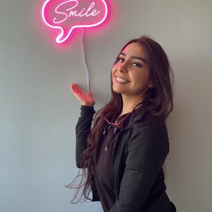 Custom Neon Sign Keep Smiling Neon Sign Wedding Neon Sign Customized ...