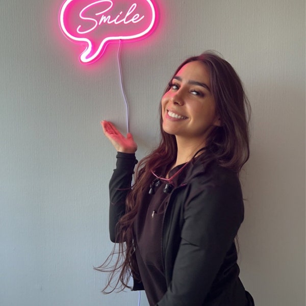 Custom Neon Sign Keep Smiling Neon Sign Wedding Neon Sign Customized ...