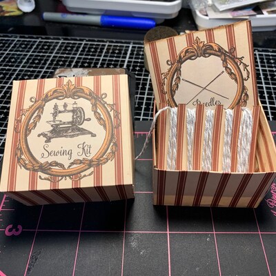 Mini Sewing Kit Printable DIY Gift Handmade Gift Diy Kit Organizing ...