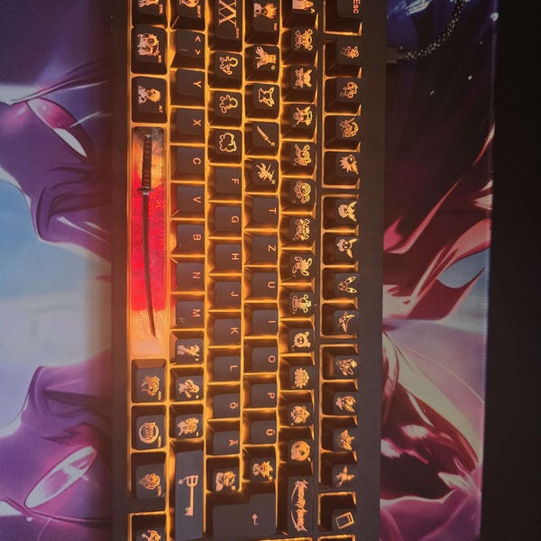 Rune Keycap Set, Elder Futhark Runes, Artisan Keycaps, Custom Keys for ...