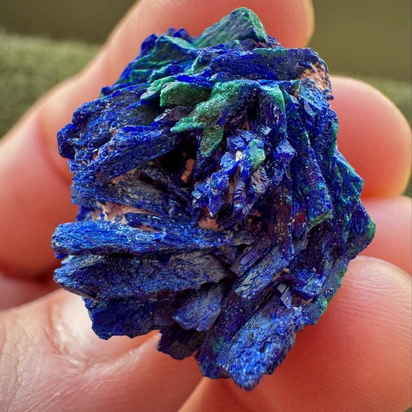 Raw Azurite Crystal - Rough Azurite Malachite Stone - Raw Azurite ...