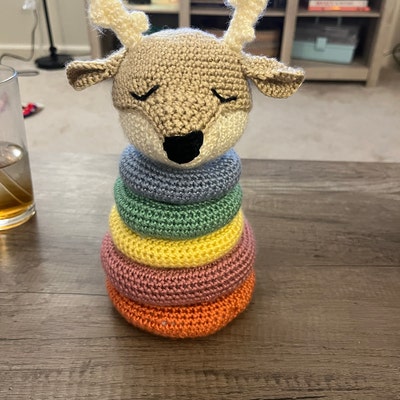 PDF Pattern: Little Deer Stacking Ring Crochet Toy (Download Now) - Etsy