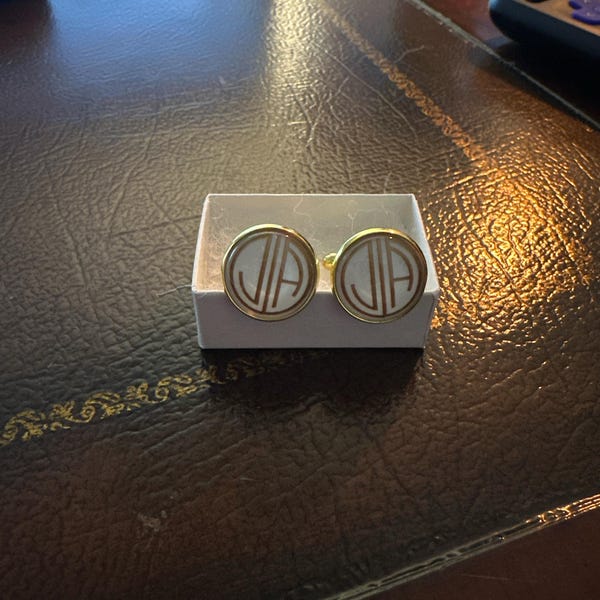 Microscope Vintage Drawing Cufflink Custom Personalized Cufflinks, Cool ...