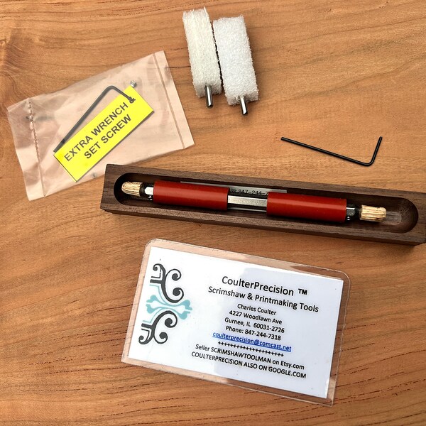 Printmaking Scrimshaw Scribe Hobby Tool 3/8 Hexagon Stainless Steel ...