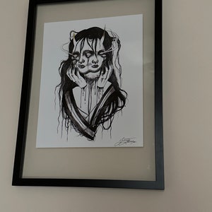 Badb Catha Inktober Art Print - Etsy Canada