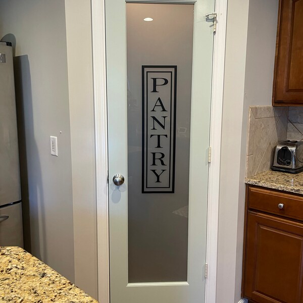 Pantry Vertical Decal Vinyl Sticker Kitchen Decor Pantry Sticker Pantry ...