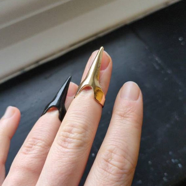 Gothic Nail Claws, Finger Claws, Punk Style Finger Ring, Gothic Jewelry ...