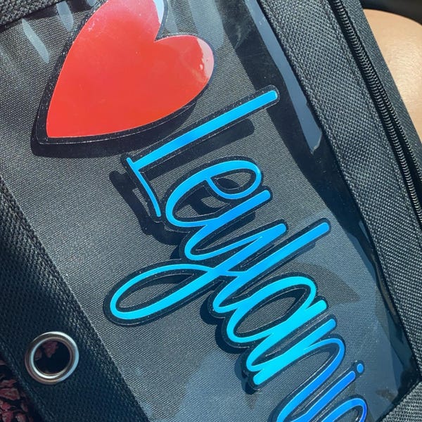 Neon Rainbow Name Decal/custom Decals/yeti Cooler Decal Stickers/custom ...