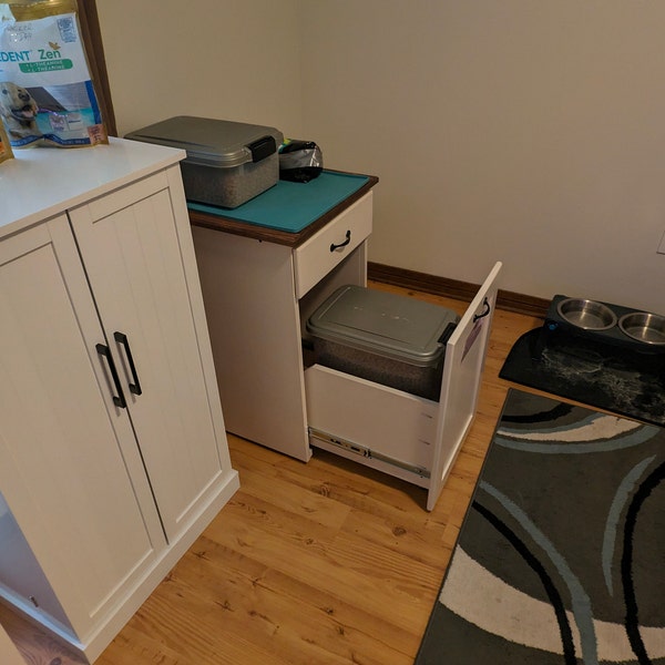 Dog Food/ Pet Food Storage Cabinet - Etsy