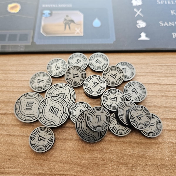 SOLARI V2 Acrylic Token Set (compatible With Dune Imperium) - Etsy
