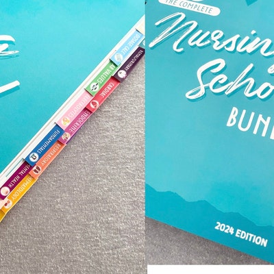 The Complete Nursing School Bundle® 2024 Edition PRINTED & - Etsy