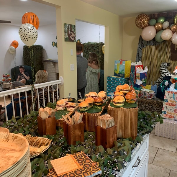 Animal Print Balloons: Safari Jungle Party Decor, 10 Latex Balloons - Etsy