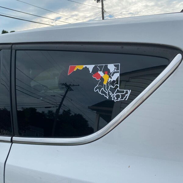 Large 18 USA Decal Map Tracker US Decal, Camper Tracking Decal, Camping ...