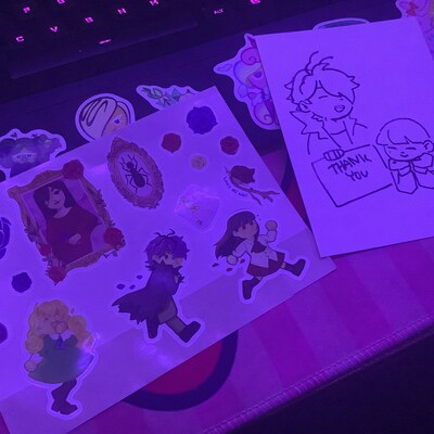 Ib Game Sticker Sheet - Etsy