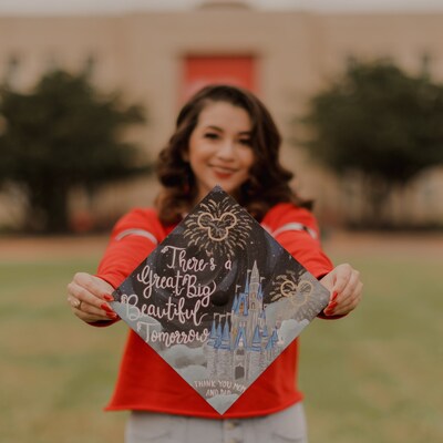 Custom Alien Grad/graduation Cap Painting - Etsy